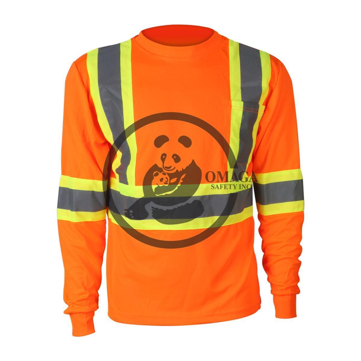 AS-54 LONG SLEEVE WITH 10CM X 5CM REFLECTOR SERIES - Omaga Safety ...