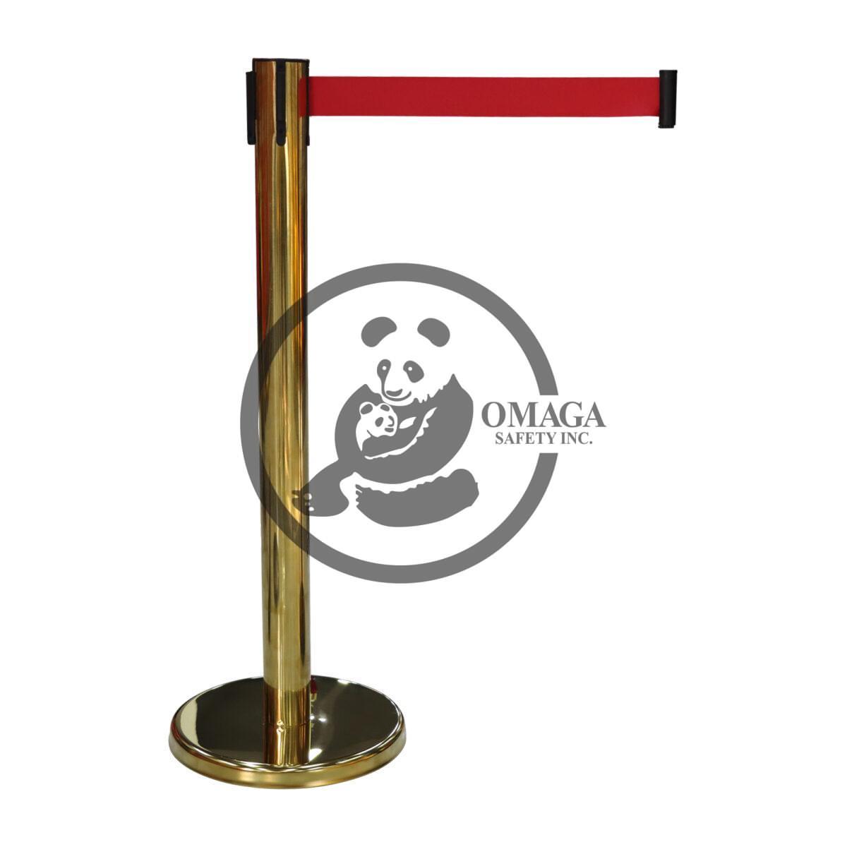 RS-21C STANCHION GOLD POST RED BELT - Omaga Safety: Before You Start ...
