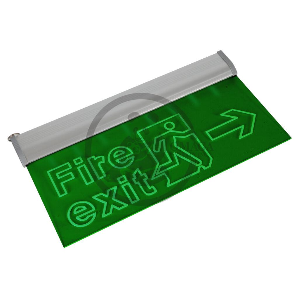 RS-38E FIRE EXIT RIGHT SIDE SIGNAGE CLEAR - Omaga Safety: Before You ...