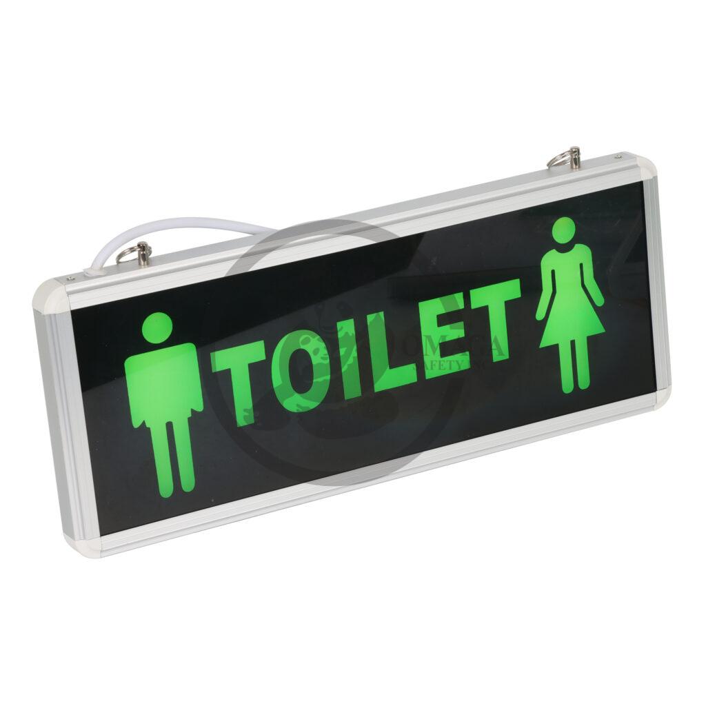 RS-38K FIRE EXIT LEFT SIDE SIGNAGE BLACK BASE - Omaga Safety