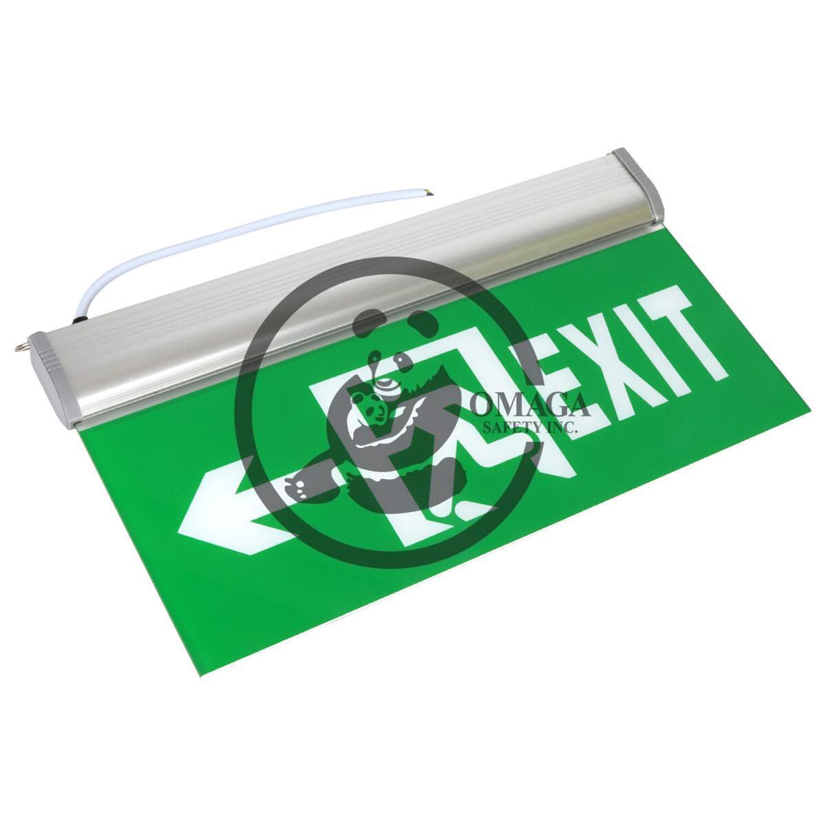 RS-38O EXIT FIBER LEFT SIDE SIGNAGE GREEN - Omaga Safety: Before You ...
