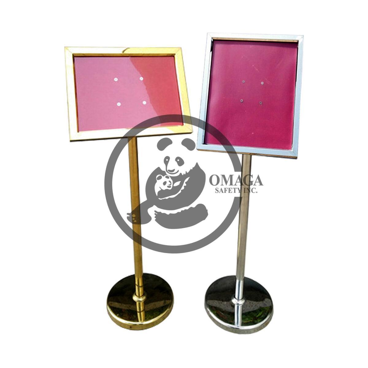 RS-52 A-B A3 SLANT SIGN BOARD WITH STAND - Omaga Safety: Before You ...