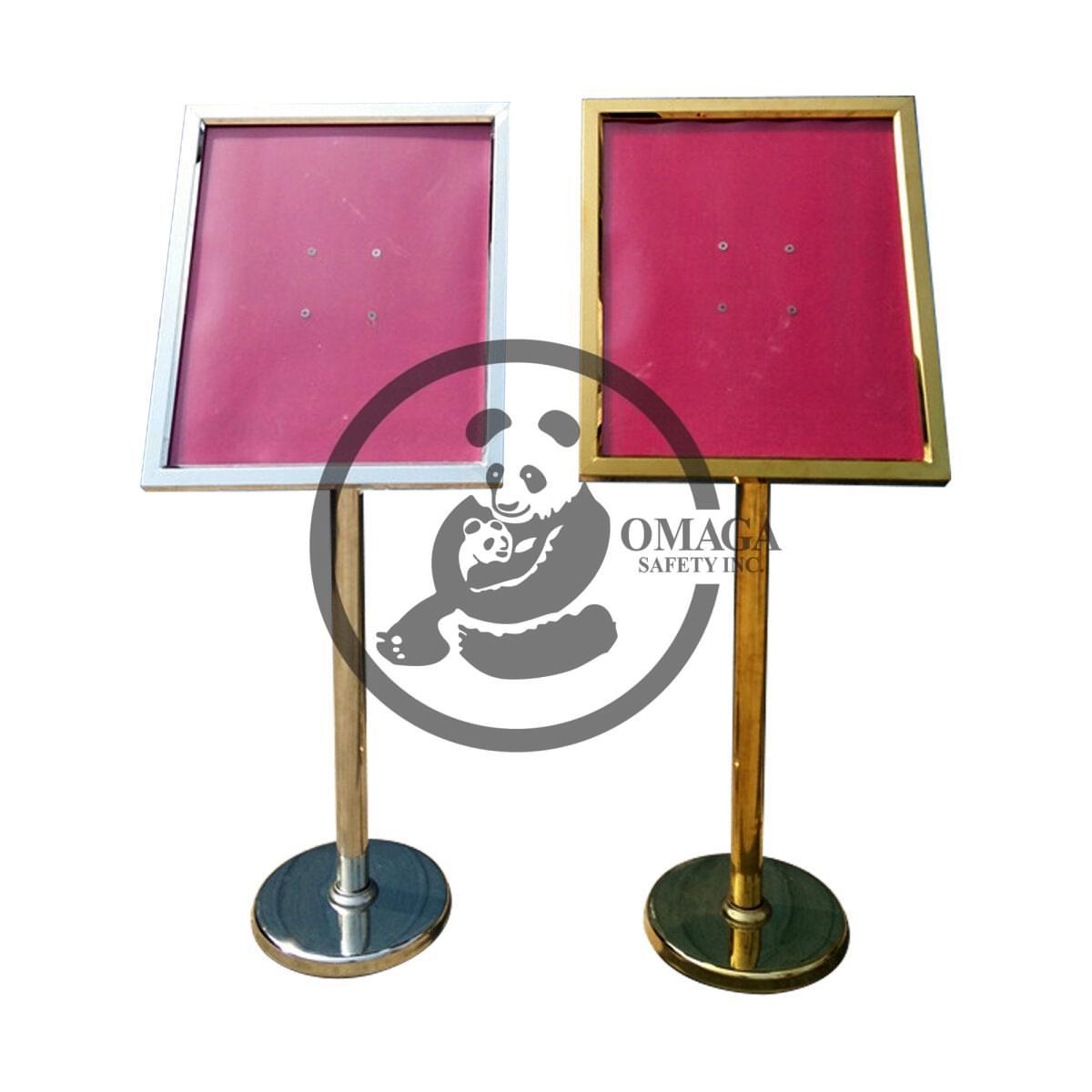 RS-52 C-D A4 SLANT SIGN BOARD WITH STAND - Omaga Safety: Before You ...